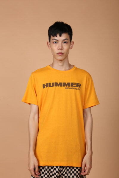 Camiseta amarela estampada Hummer - AMP Loja Online